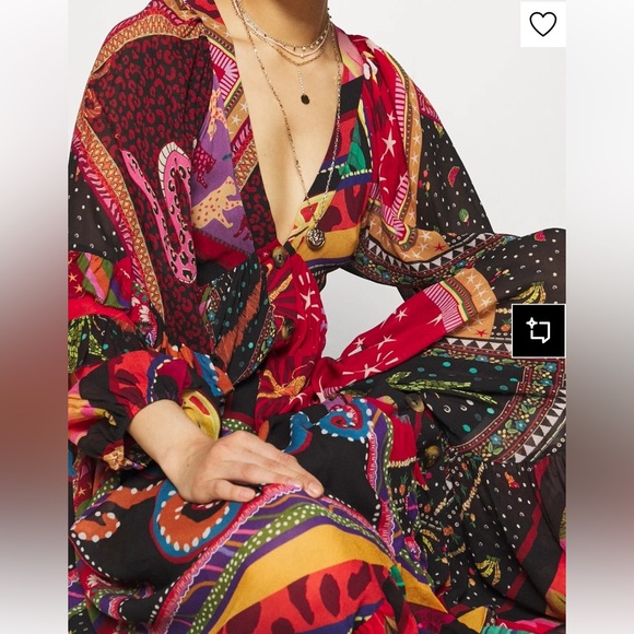 Farm Rio Mystic Scarf Maxi Dress